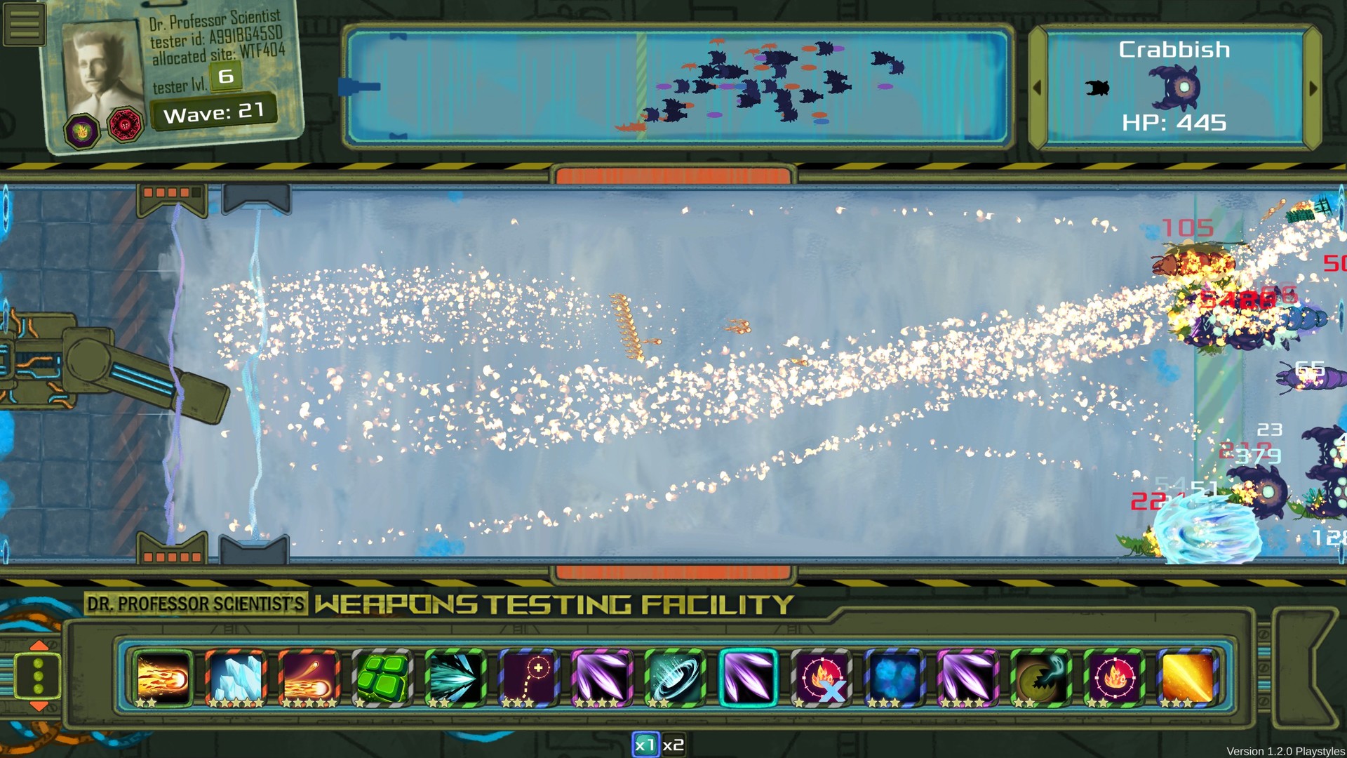 Save 50% on Dr. Professor Scientist's Weapons Testing Facility on Steam