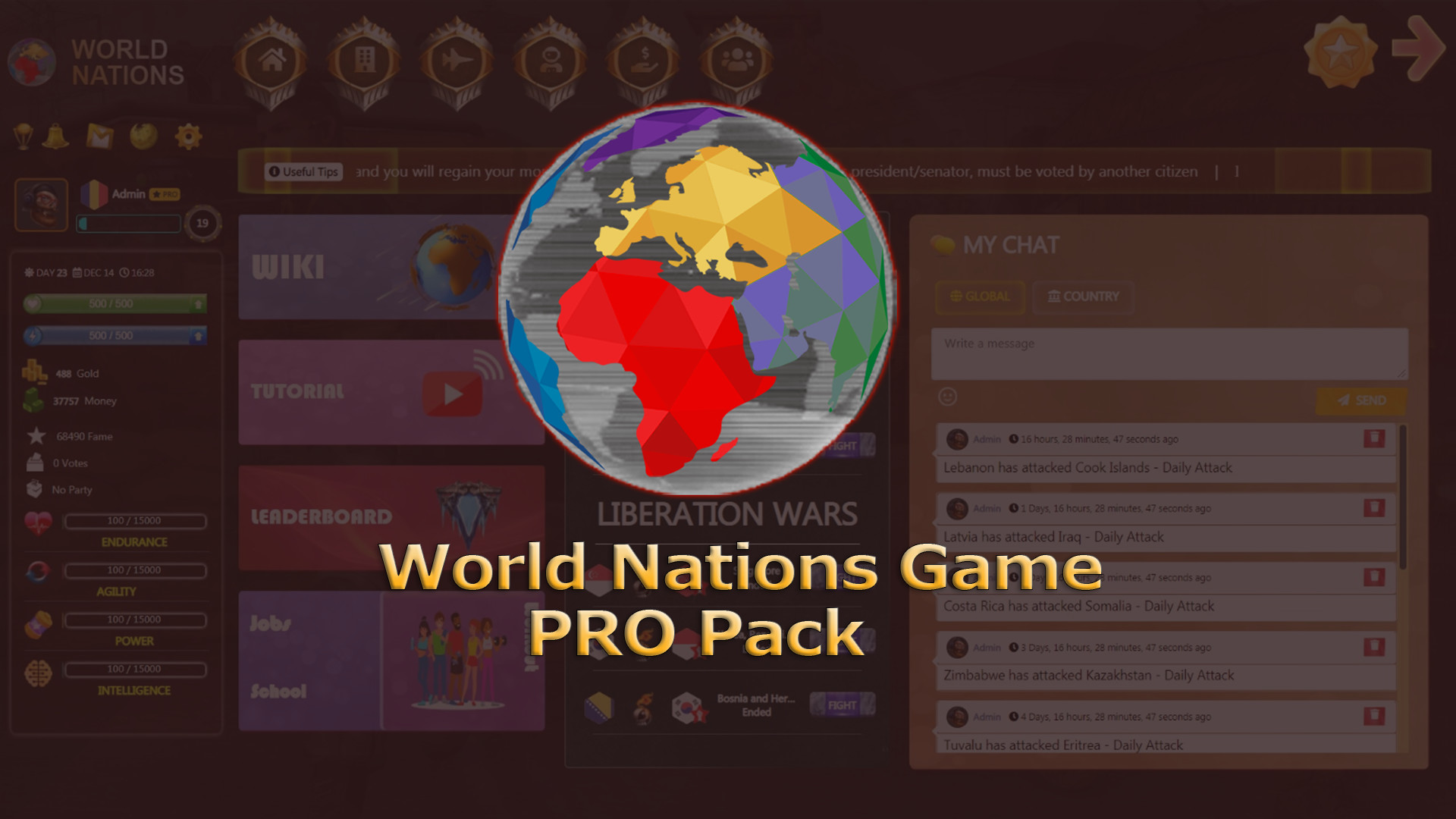 World Nations Game - Pro Pack - Keymailer
