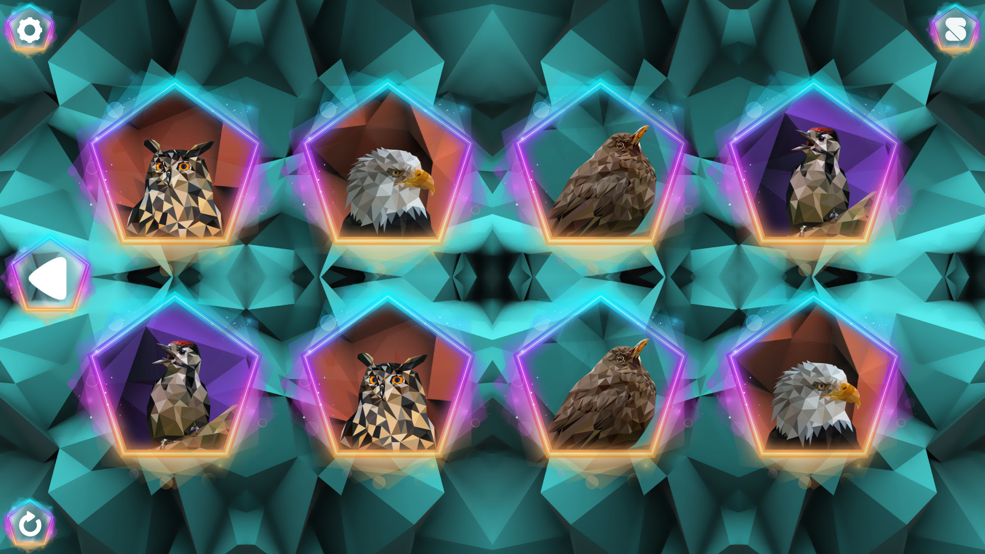 Poly Memory: Birds on Steam