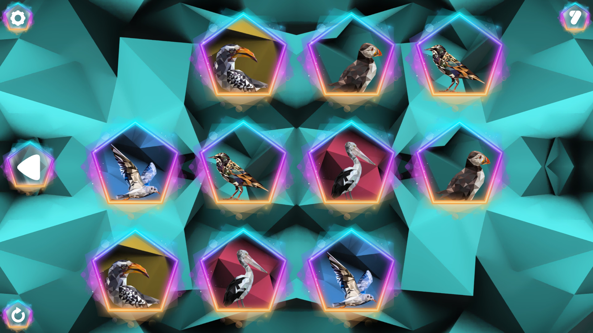 Poly Memory: Birds on Steam