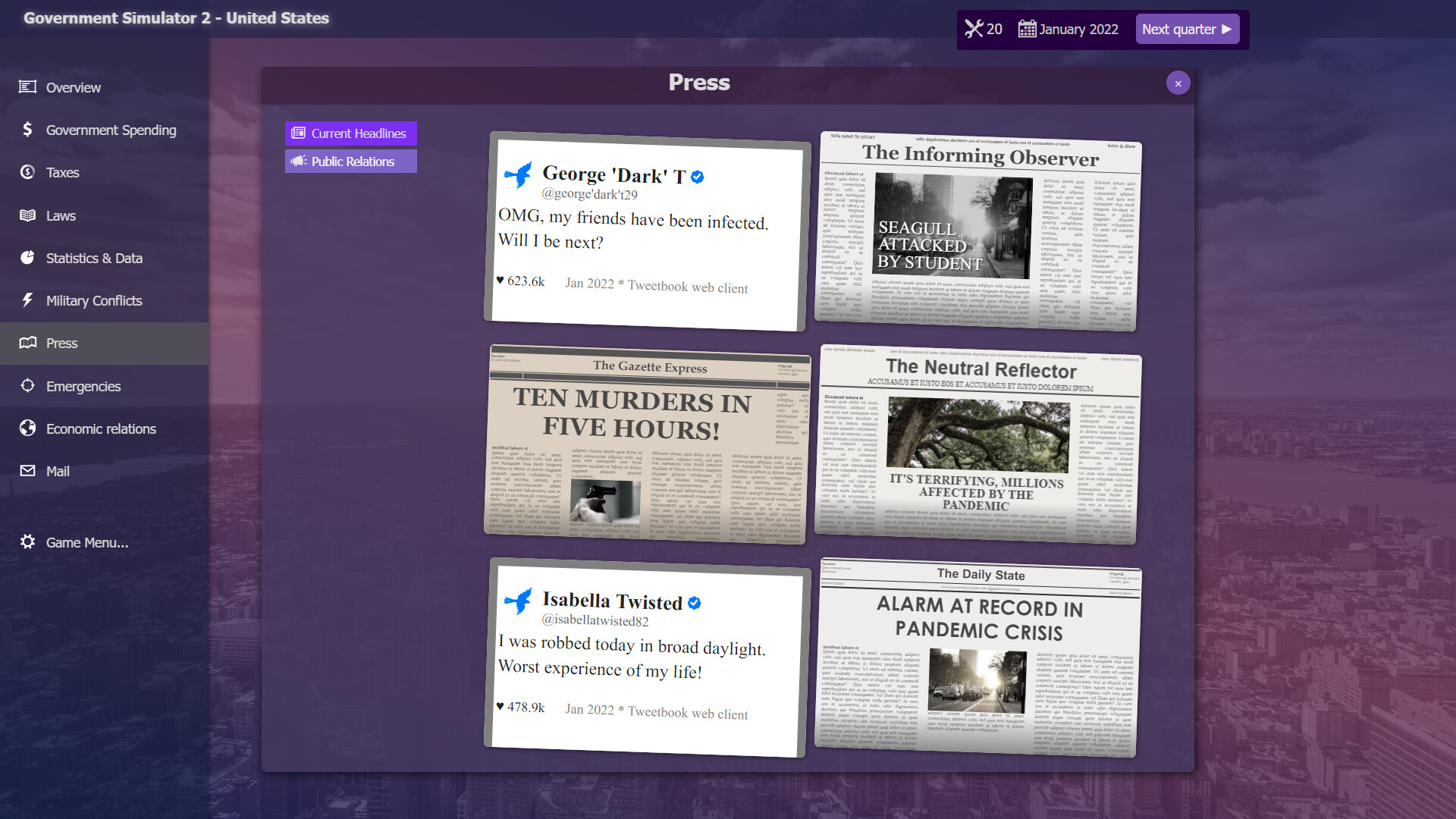 Government Simulator 2 on Steam