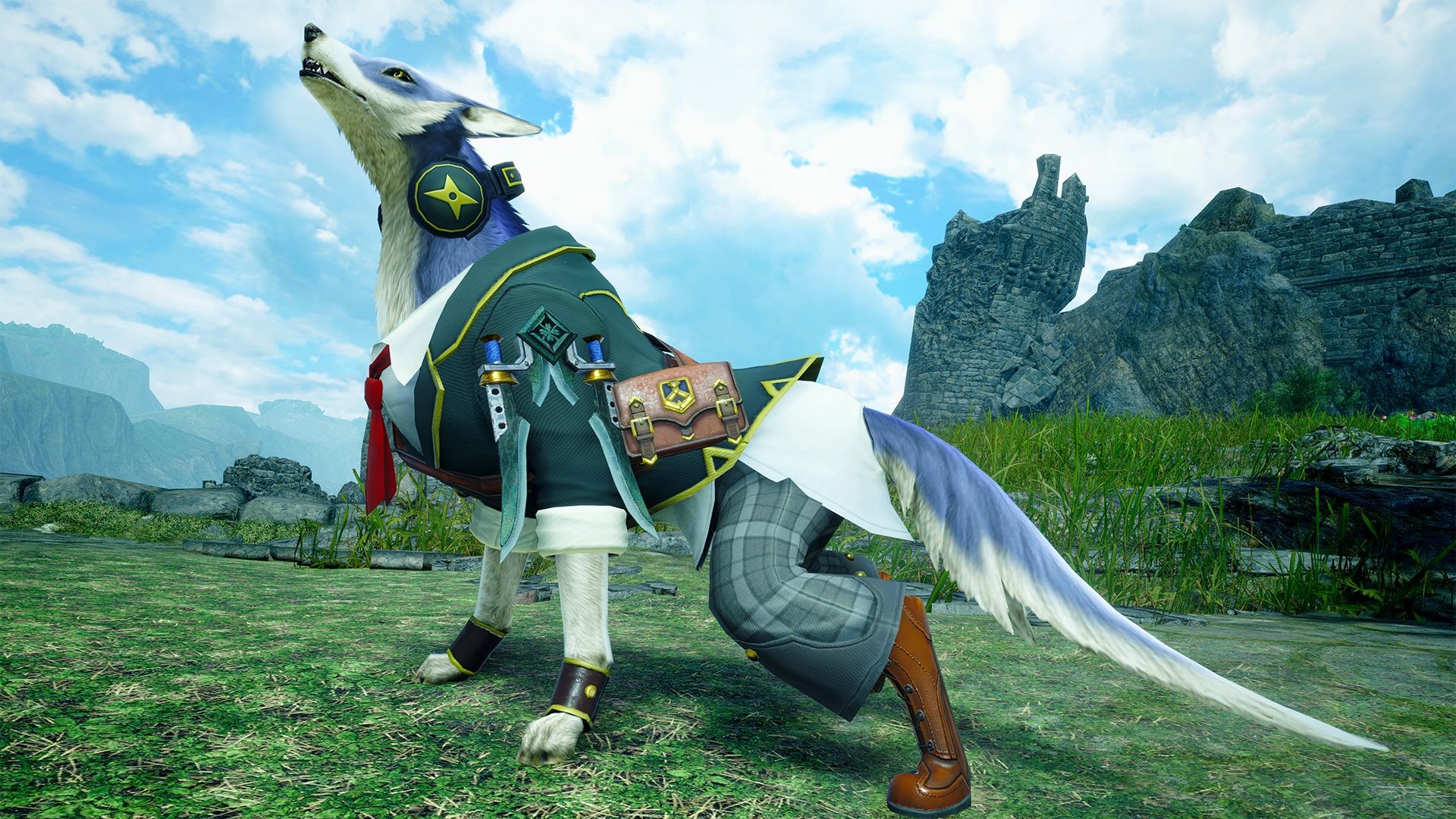 Monster Hunter Rise - "C Academic" Palamute layered armor set on Steam