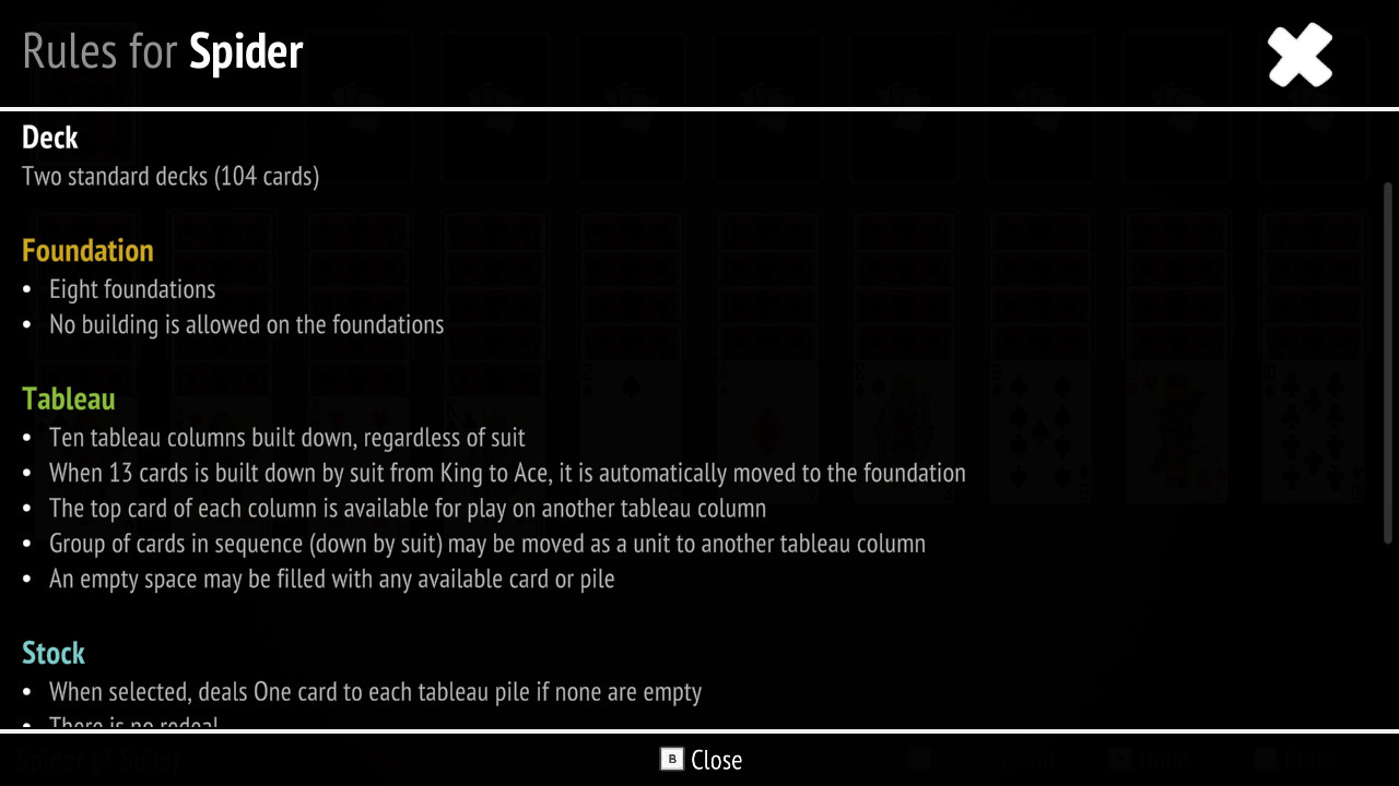 Spider Solitaire Collection on Steam