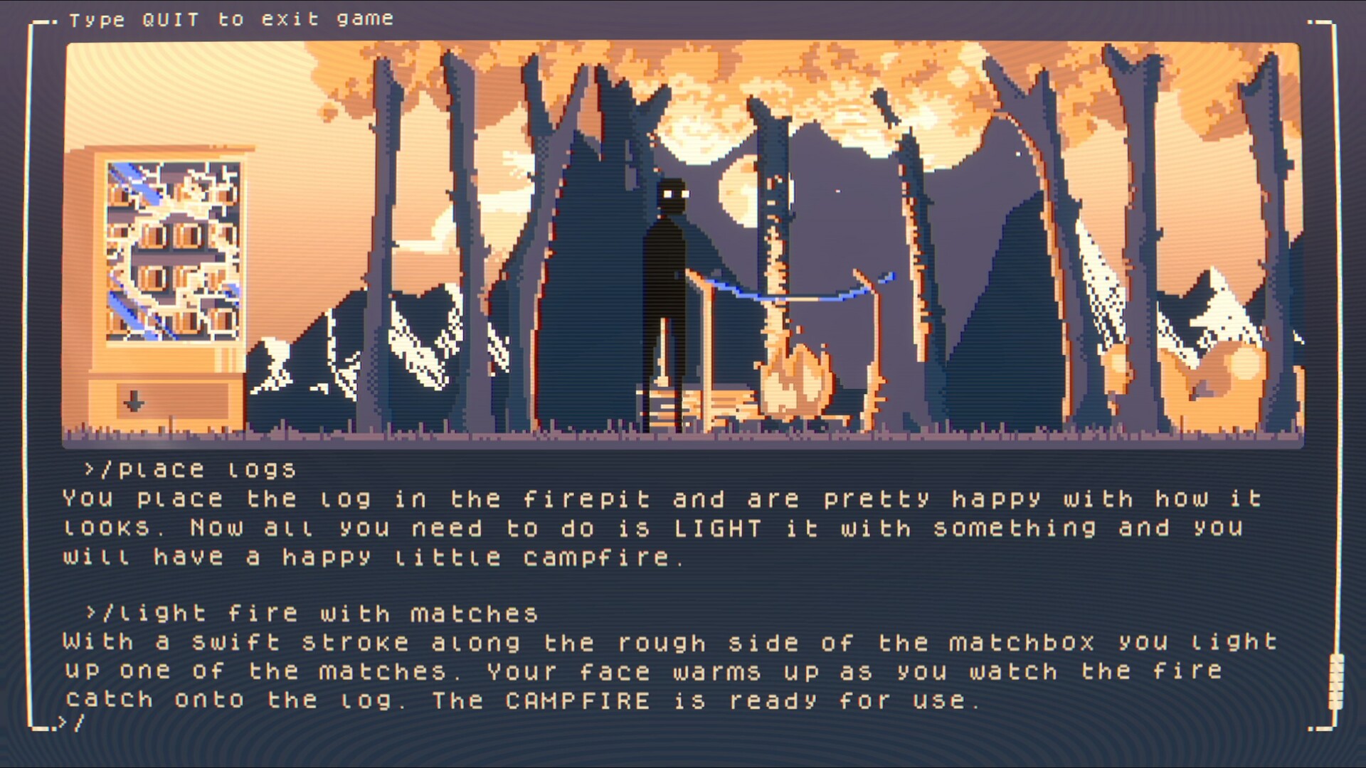 I doesn't exist - a modern text adventure on Steam