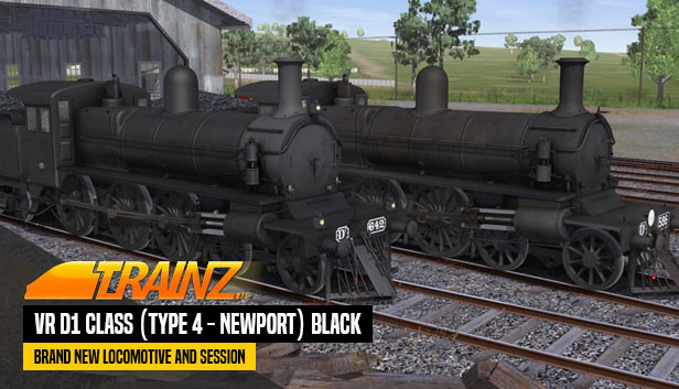 Trainz Plus DLC - Victorian Railways D1 Class (Type 4 - Newport) Black ...
