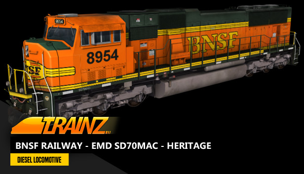 Trainz 2022 DLC - BNSF Railway - EMD SD70MAC - Heritage on Steam