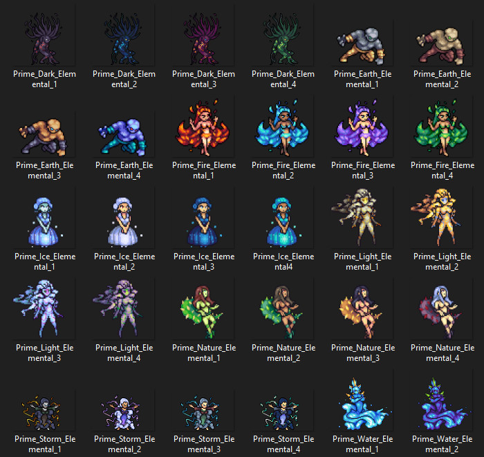 Rpg Maker Mz Mt Tiny Tales Battlers Elemental Forces On Steam
