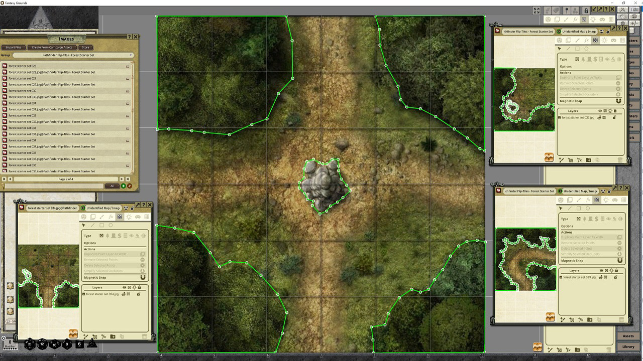 Fantasy Grounds Pathfinder Rpg Flip Tiles Forest Starter Set On Steam