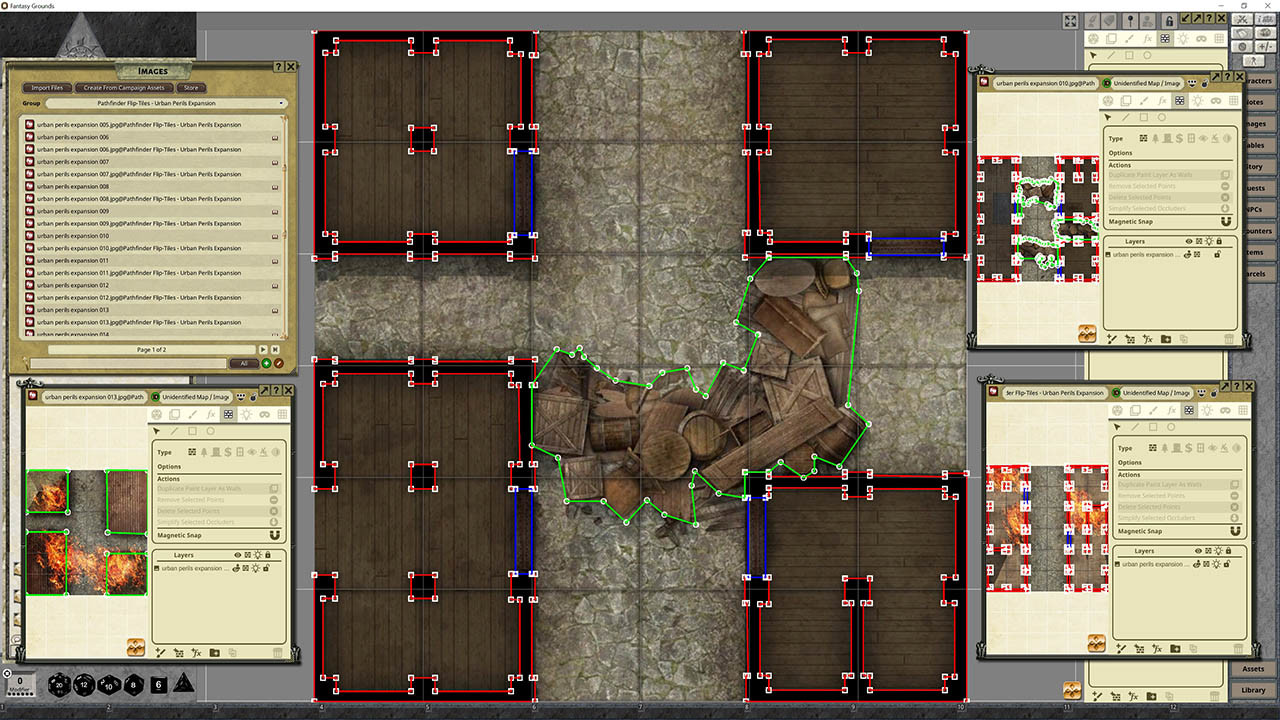 Fantasy Grounds Pathfinder Rpg Flip Tiles Urban Perils Expansion