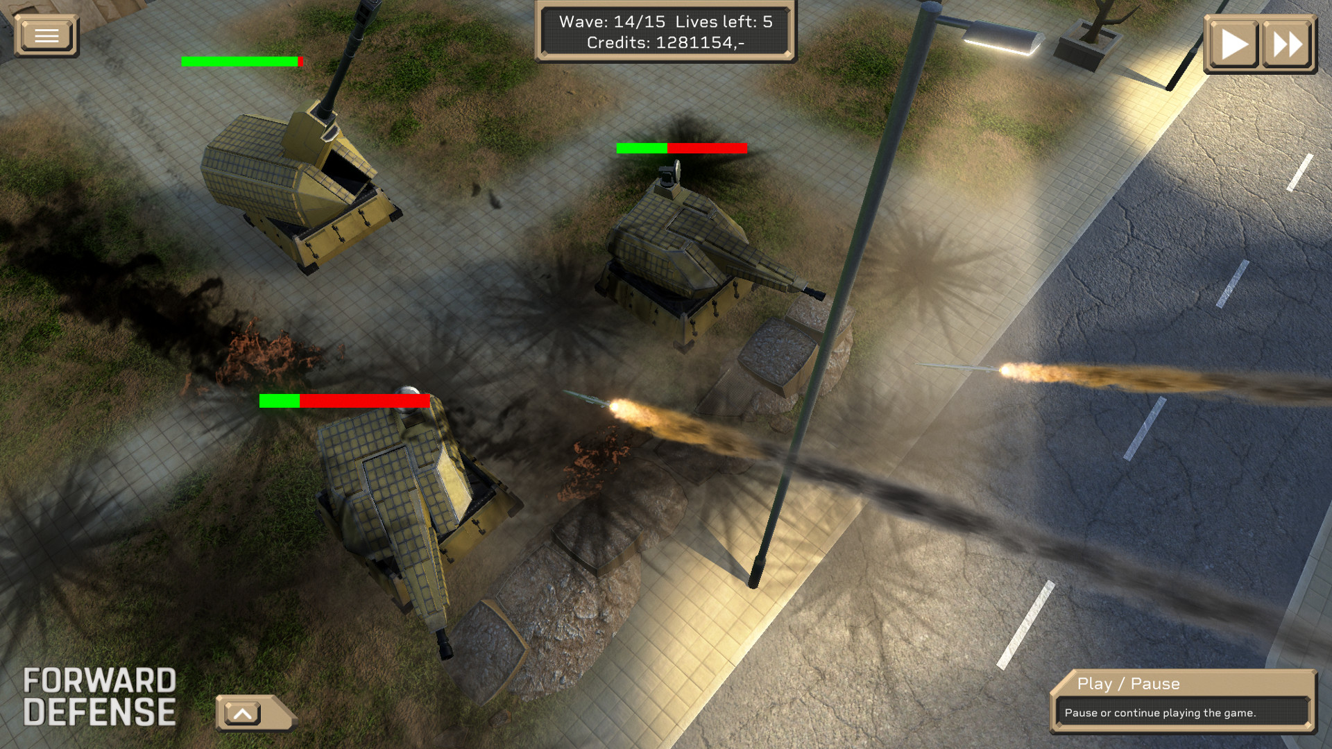 Forward Defense on Steam