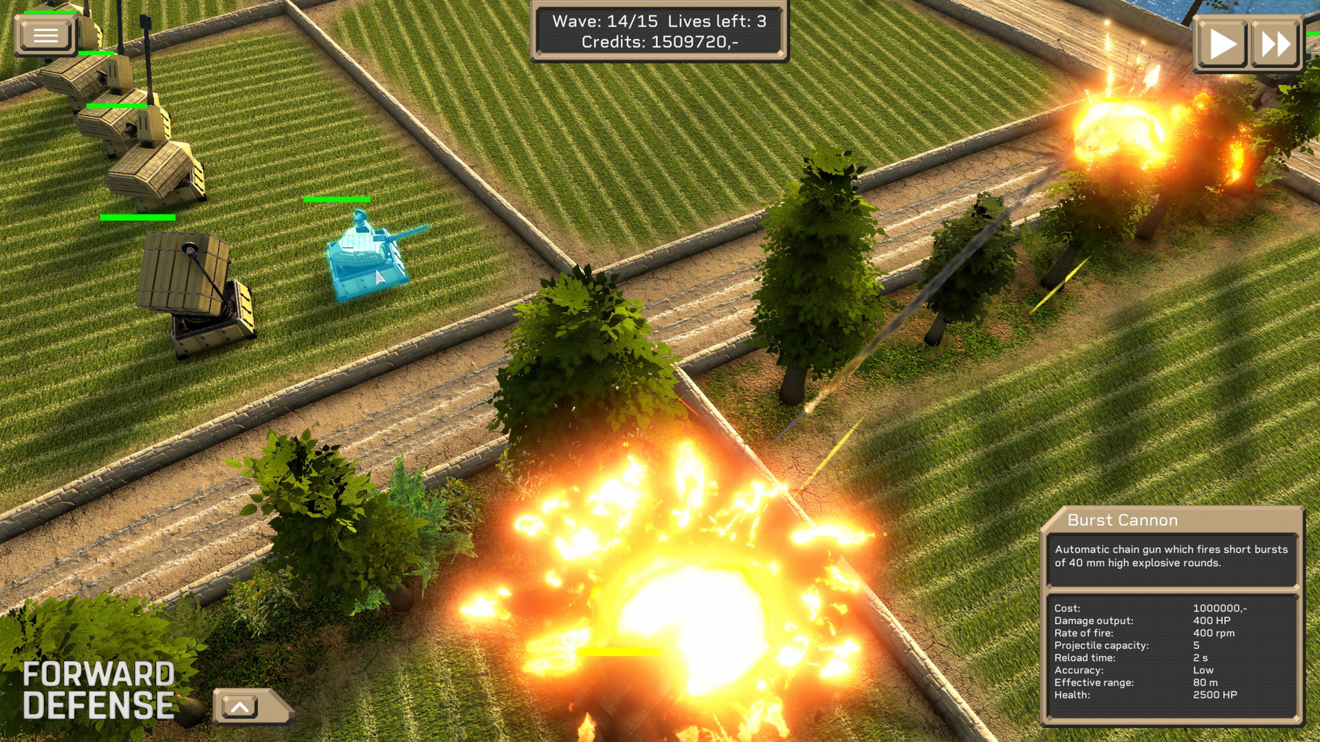 Forward Defense on Steam