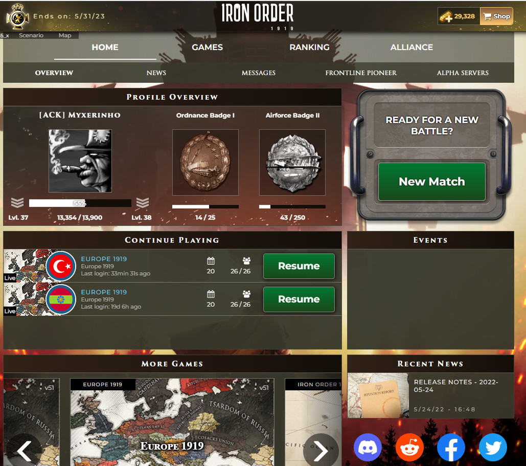 Iron Order 1919 on Steam