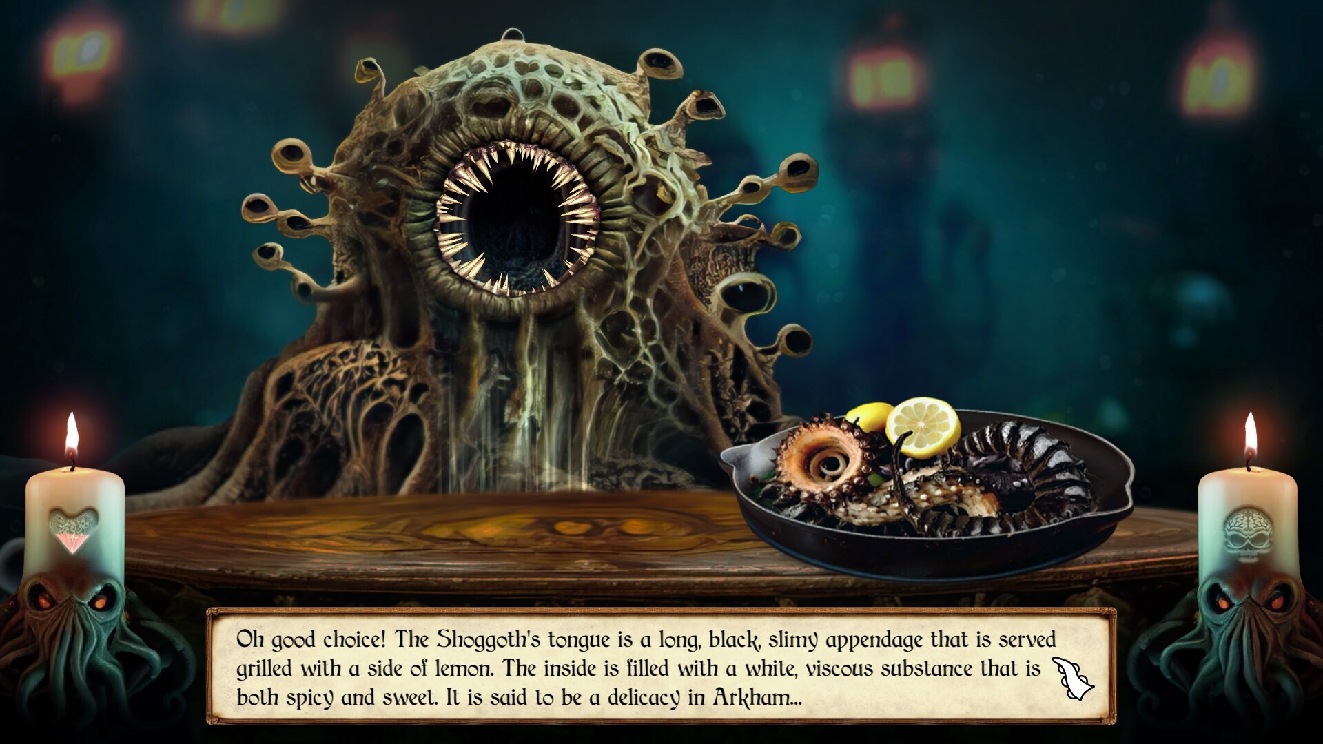 NecroNomNomNom: Eldritch Horror Dating on Steam
