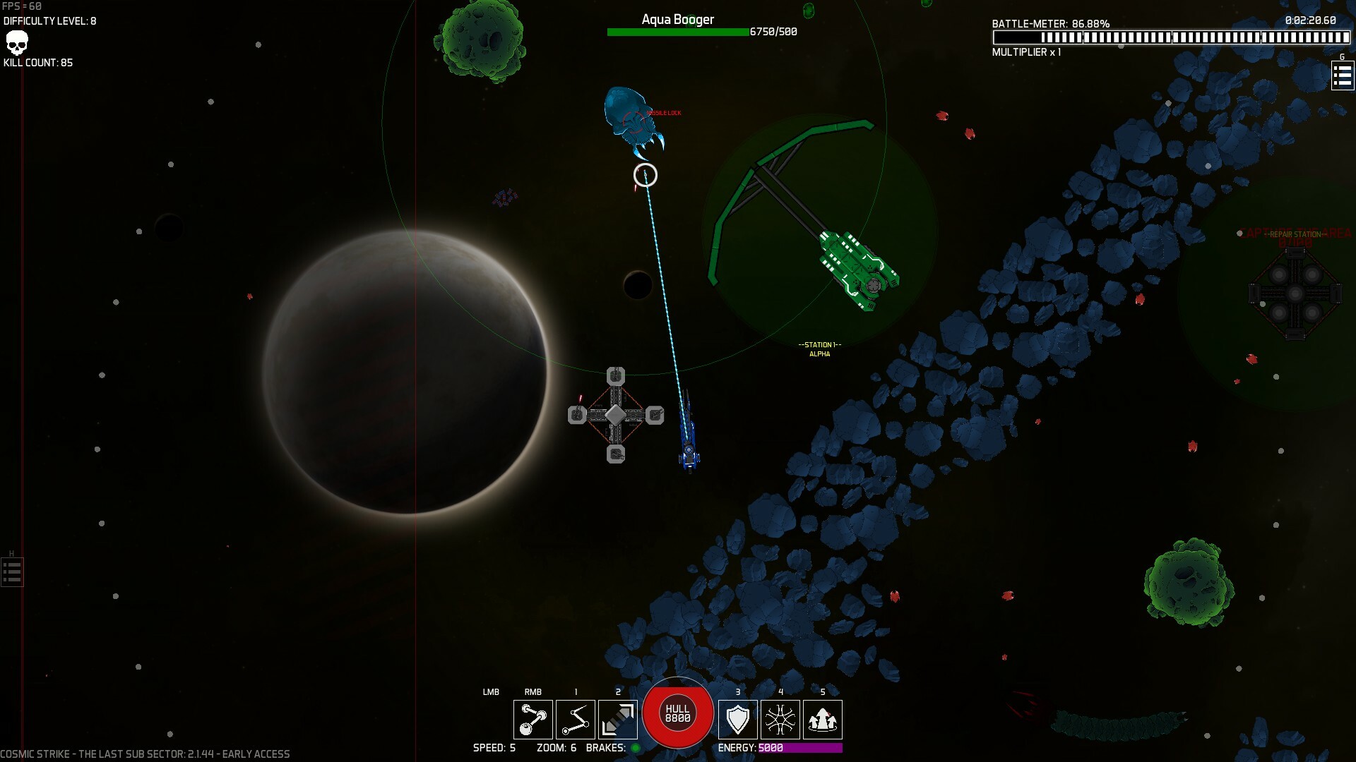 Cosmic Strike - The last Sub Sector on Steam