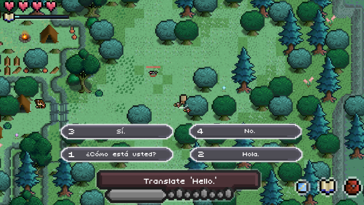 Newcomer : A Language Learning RPG on Steam