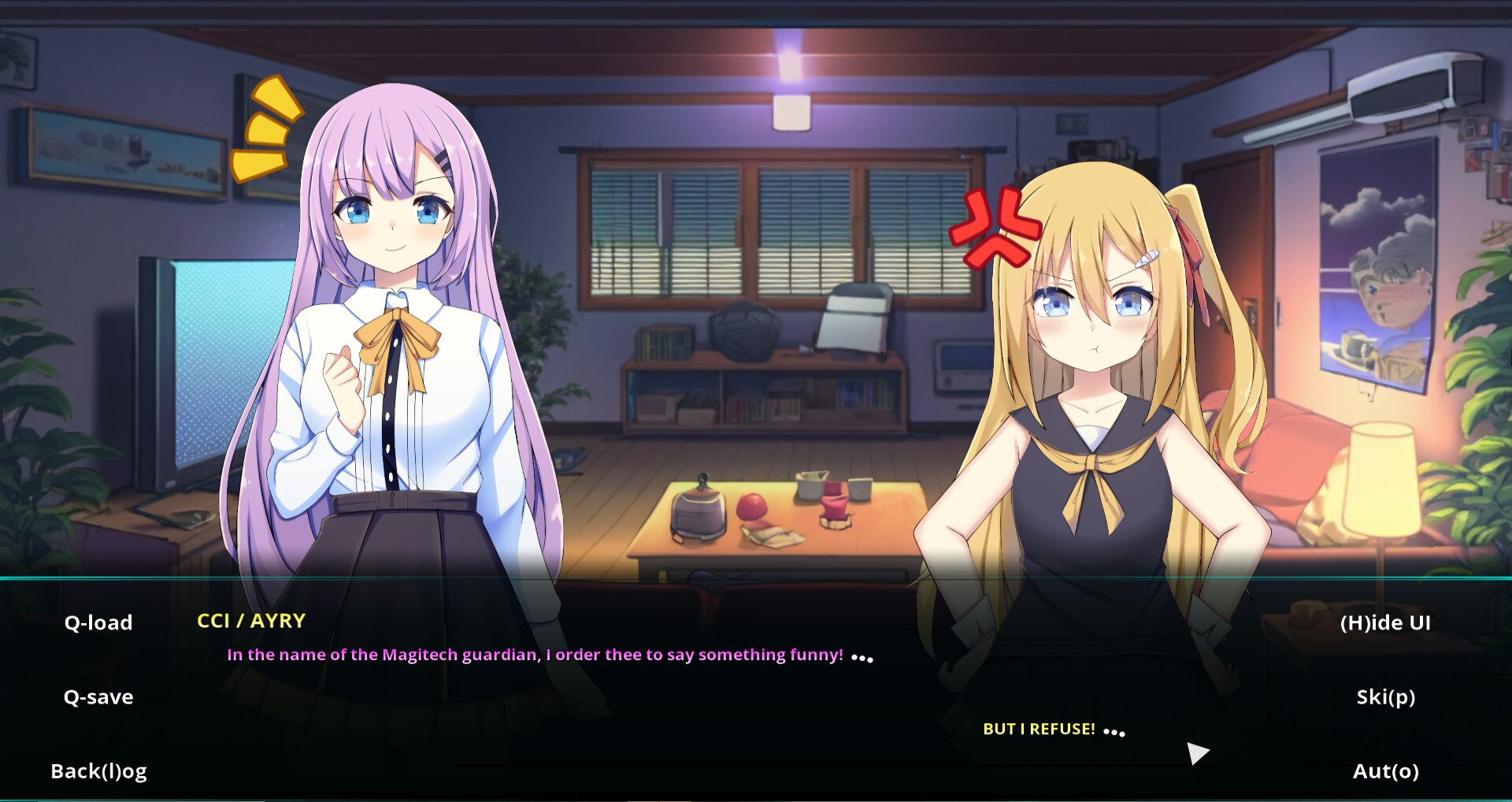 A2C:Ayry seems to be playtesting a 2D runner shooter from Cci on Steam