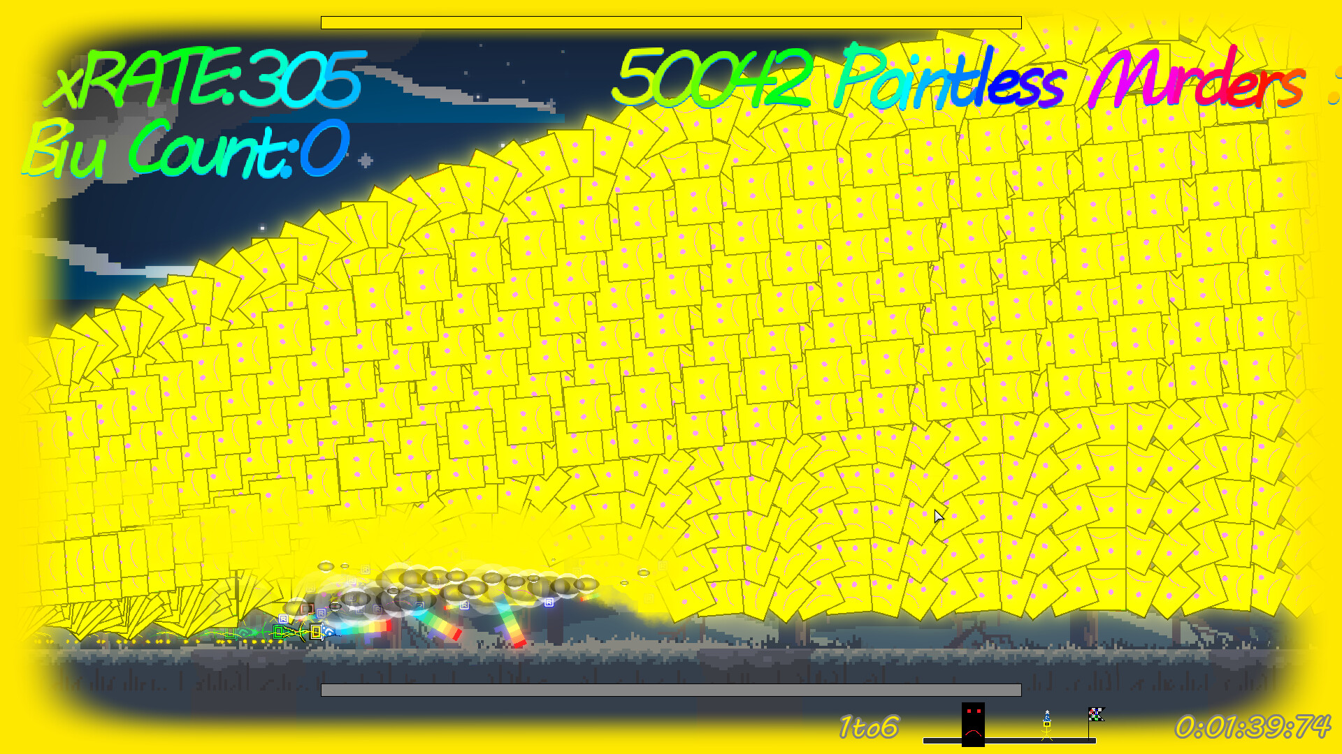 A2C:Ayry seems to be playtesting a 2D runner shooter from Cci on Steam