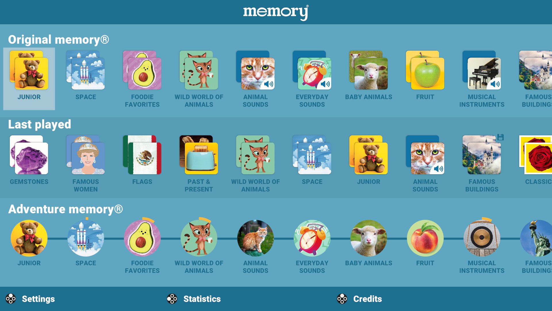 memory® – El juego original de parejas de Ravensburger en Steam