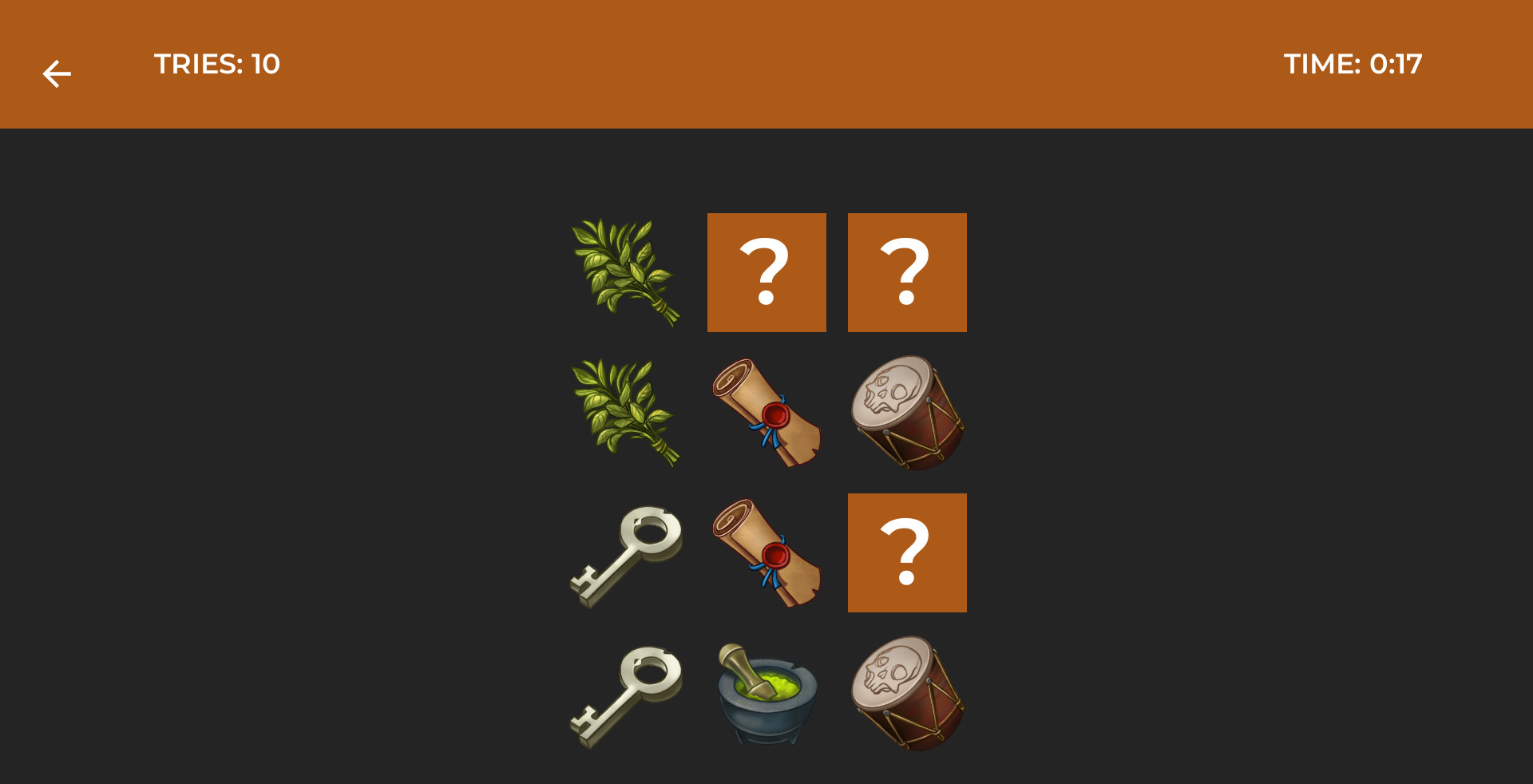 Classic Memory Game - Magic | Steambase