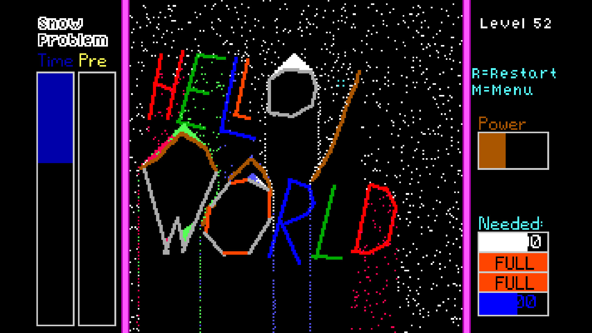 Snow Problem on Steam