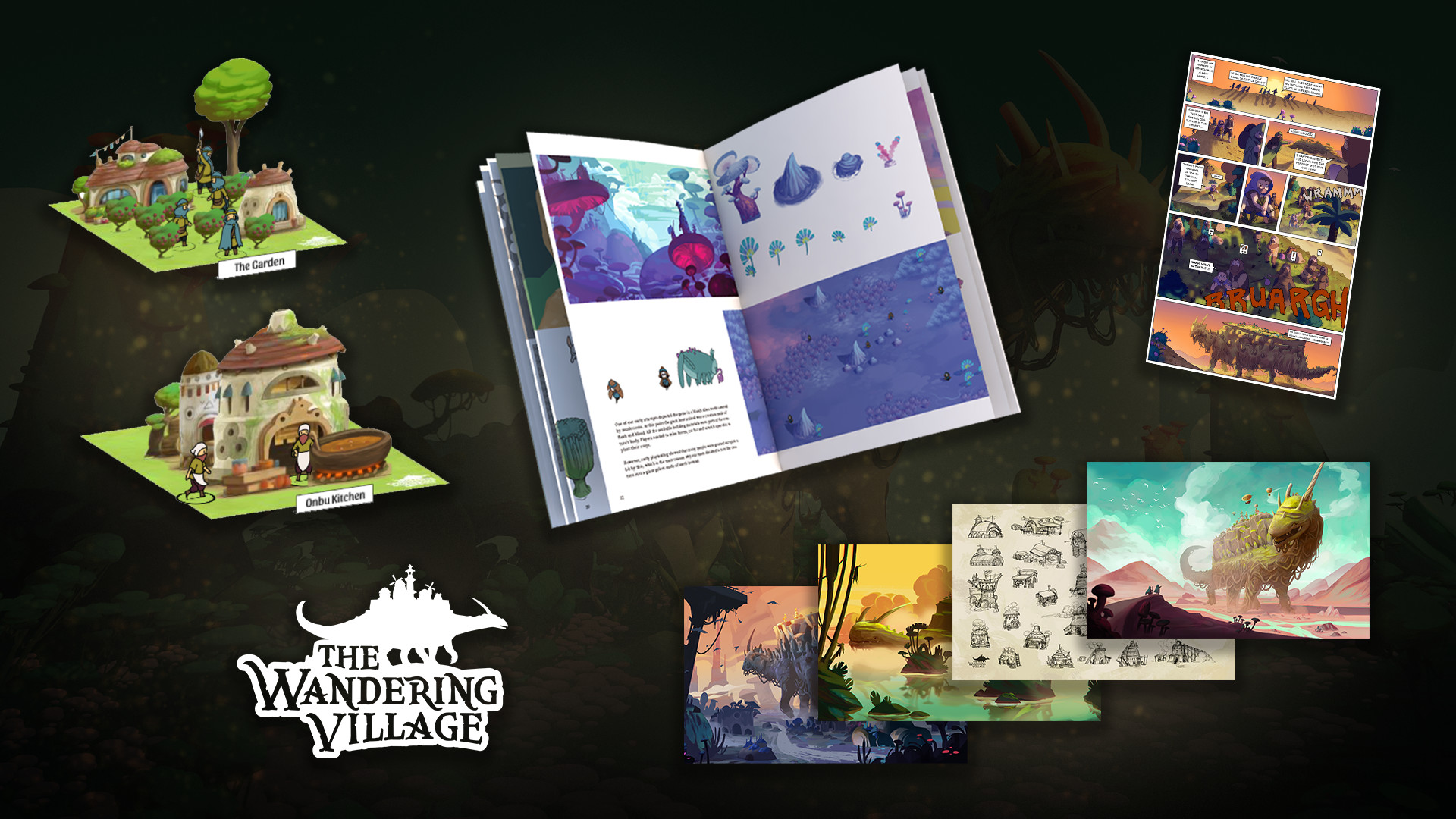 The Wandering Village: Artbook, Wallpapers and Goodies Pack on Steam