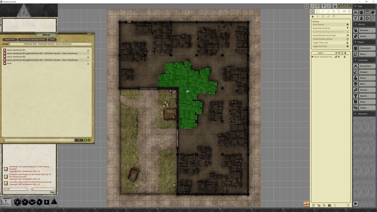 Fantasy Grounds Pathfinder Rpg Pathfinder Flip Mat Classic