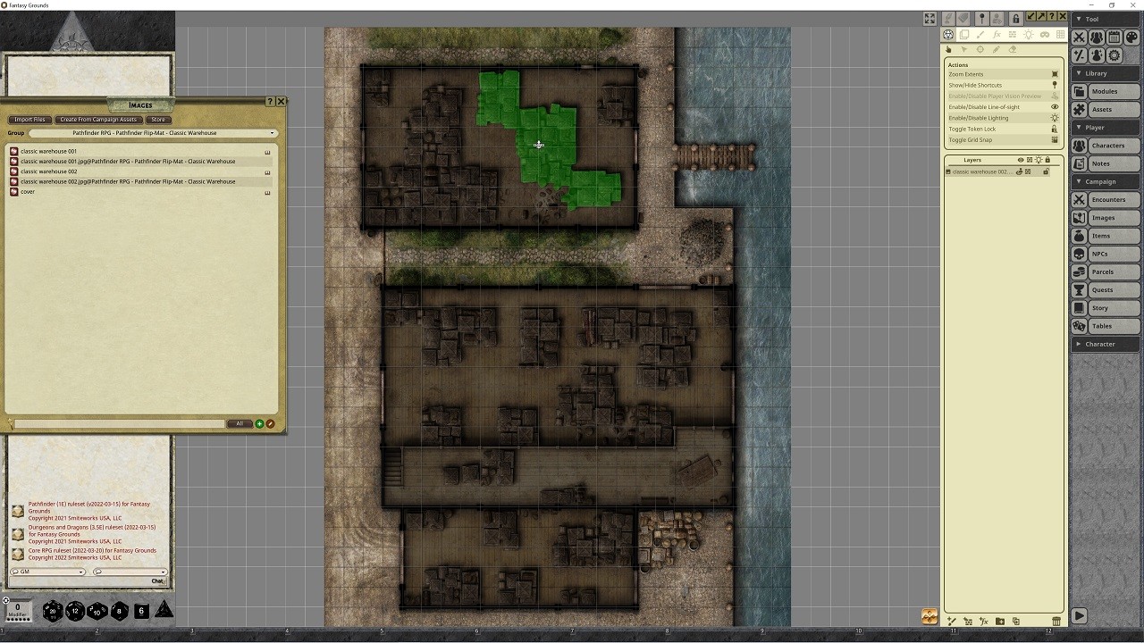 Fantasy Grounds Pathfinder Rpg Pathfinder Flip Mat Classic