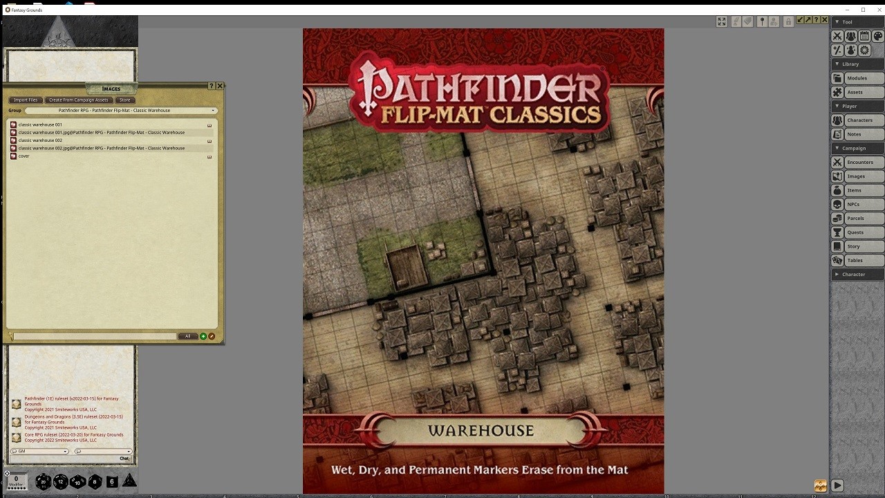 Fantasy Grounds Pathfinder Rpg Pathfinder Flip Mat Classic