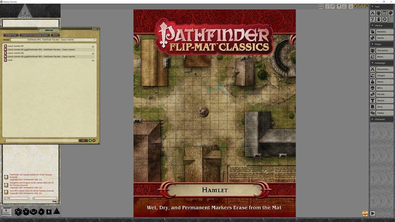 Fantasy Grounds Pathfinder Rpg Pathfinder Flip Mat Classic Hamlet