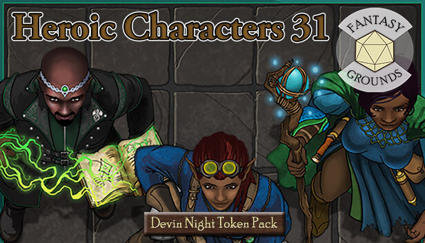 Fantasy Grounds - Devin Night Token Pack 156: Heroic Characters 31 on Steam
