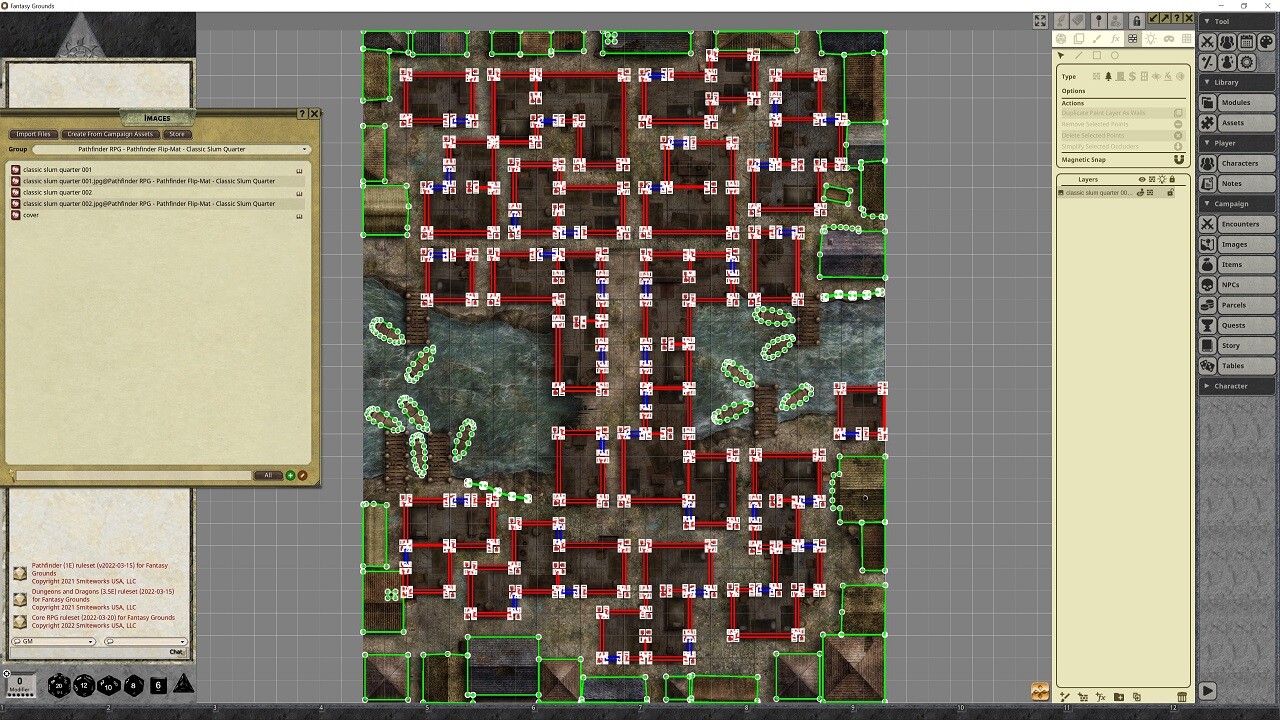 Fantasy Grounds Pathfinder Rpg Pathfinder Flip Mat Classic Slum