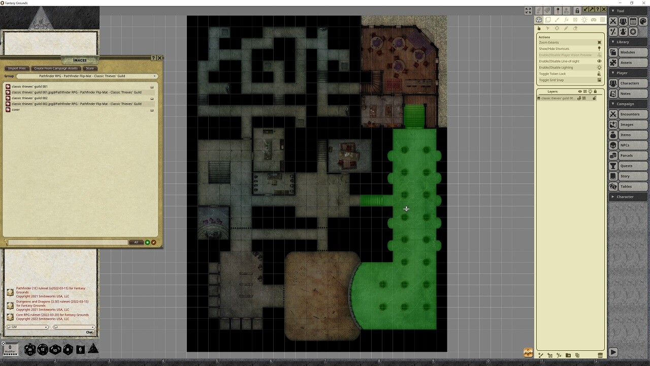 Fantasy Grounds Pathfinder Rpg Pathfinder Flip Mat Classic