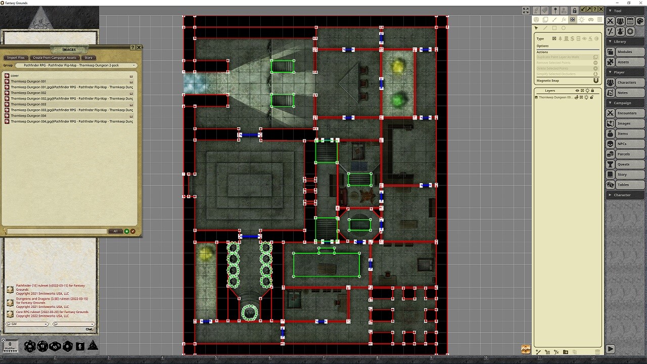 Fantasy Grounds Pathfinder Rpg Pathfinder Flip Mat Thornkeep