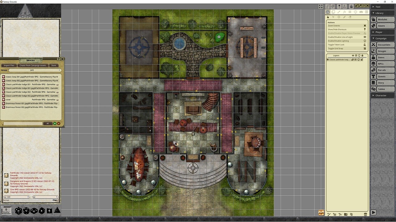 Save 25 On Fantasy Grounds Pathfinder Rpg Gamemastery Flip Mat
