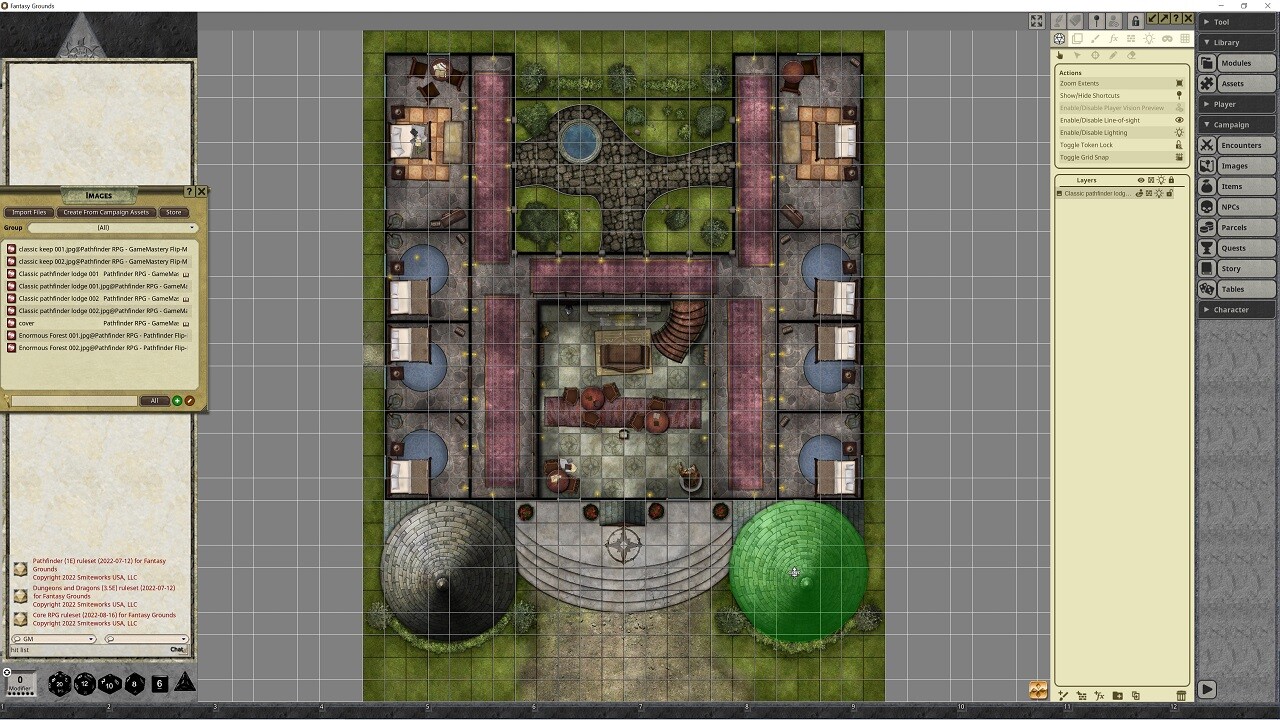 Save 25 On Fantasy Grounds Pathfinder Rpg Gamemastery Flip Mat