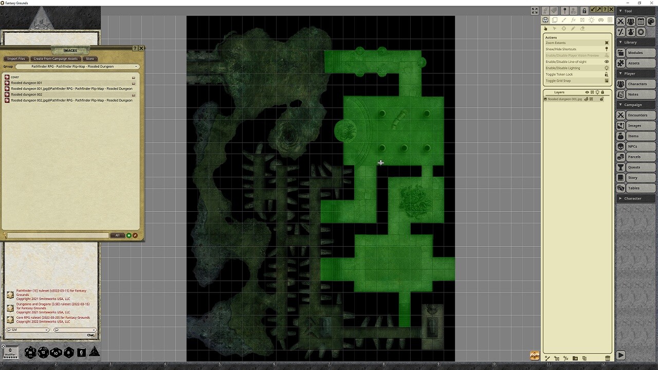Fantasy Grounds Pathfinder Rpg Pathfinder Flip Mat Flooded