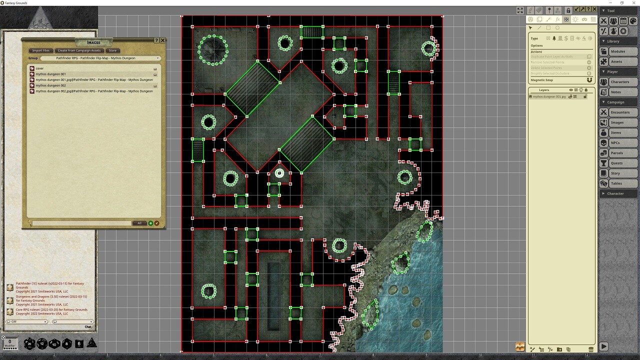 Fantasy Grounds Pathfinder Rpg Pathfinder Flip Mat Mythos Dungeon