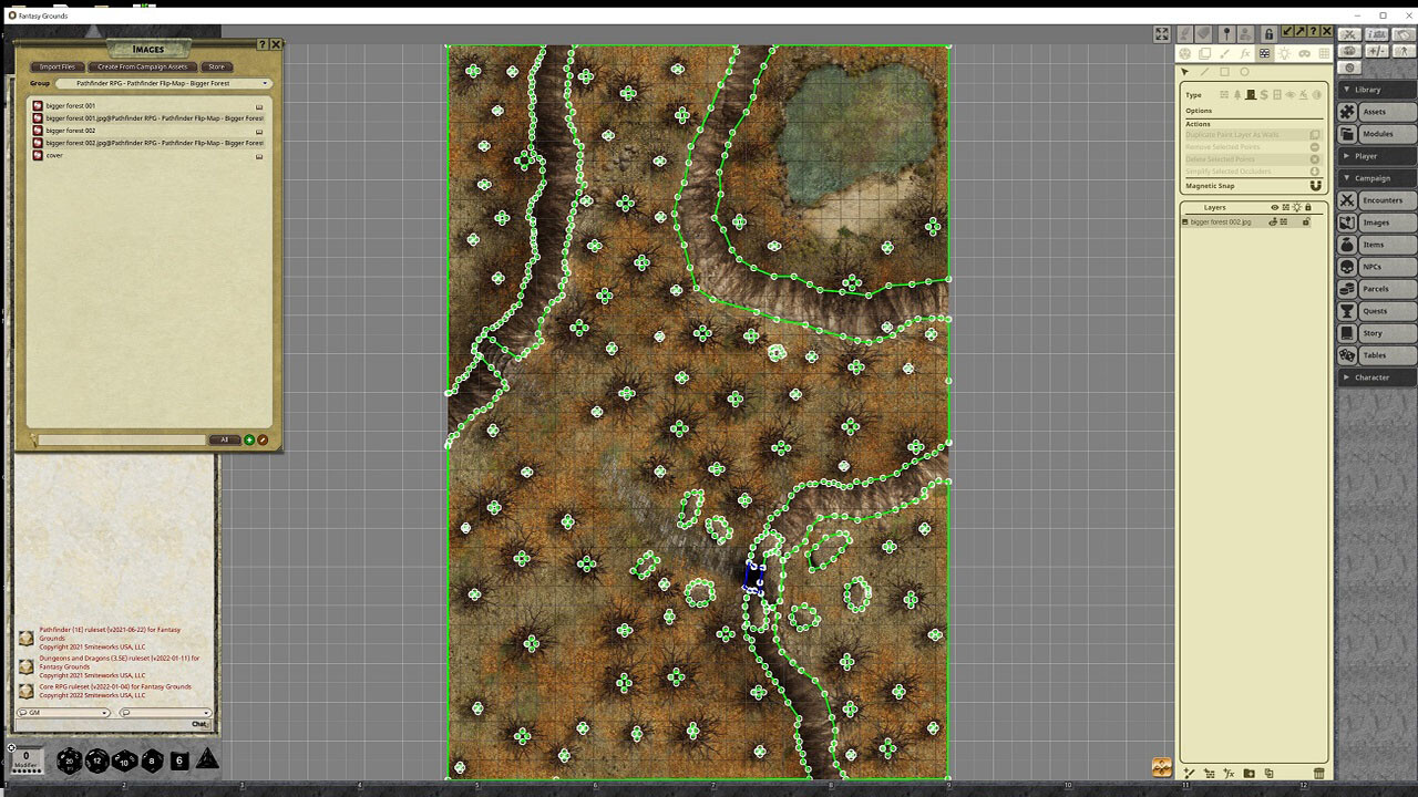 Fantasy Grounds Pathfinder Rpg Pathfinder Flip Mat Bigger Forest