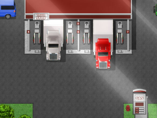 Rpg Maker Mv Kr Transportation Station Cars Trucks And Gas Tileset