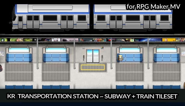 RPG Maker MV - KR Transportation Station - Subway and Train Tileset on Steam