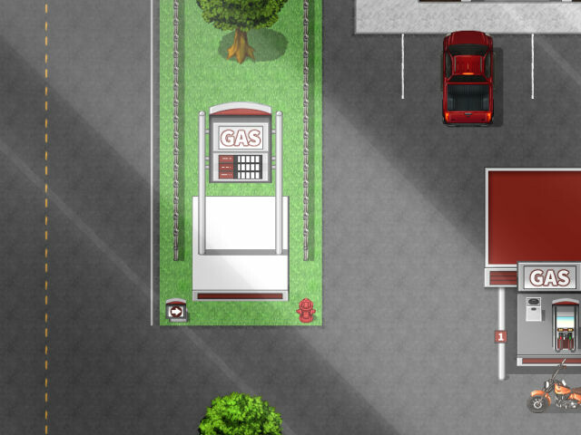 Rpg Maker Mz Kr Transportation Station Cars Trucks And Gas Tileset