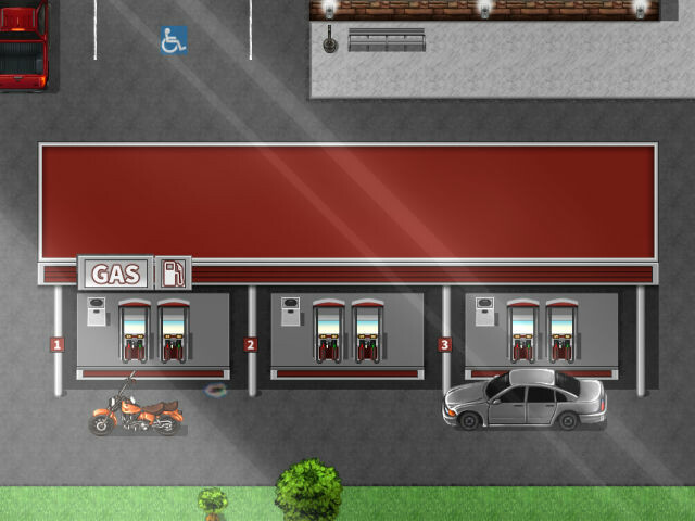 Rpg Maker Mz Kr Transportation Station Cars Trucks And Gas Tileset