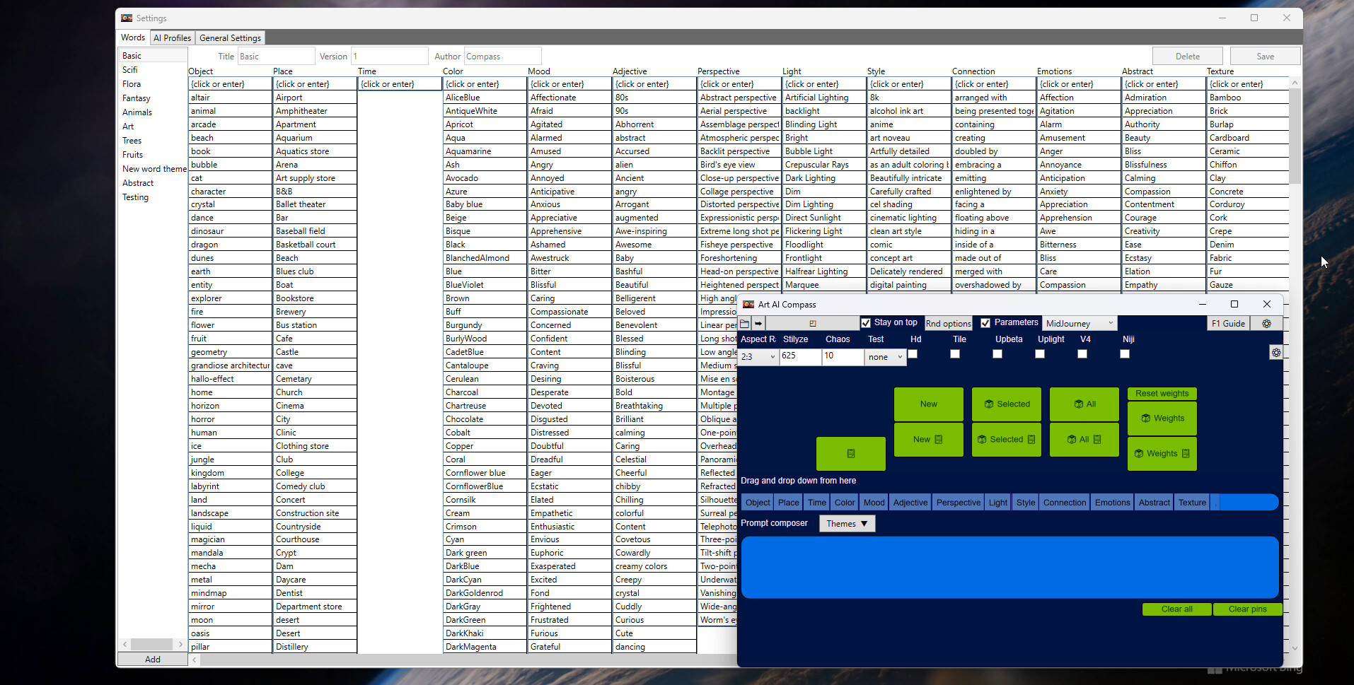 Art AI Compass: Prompt Randomizer & Manager on Steam