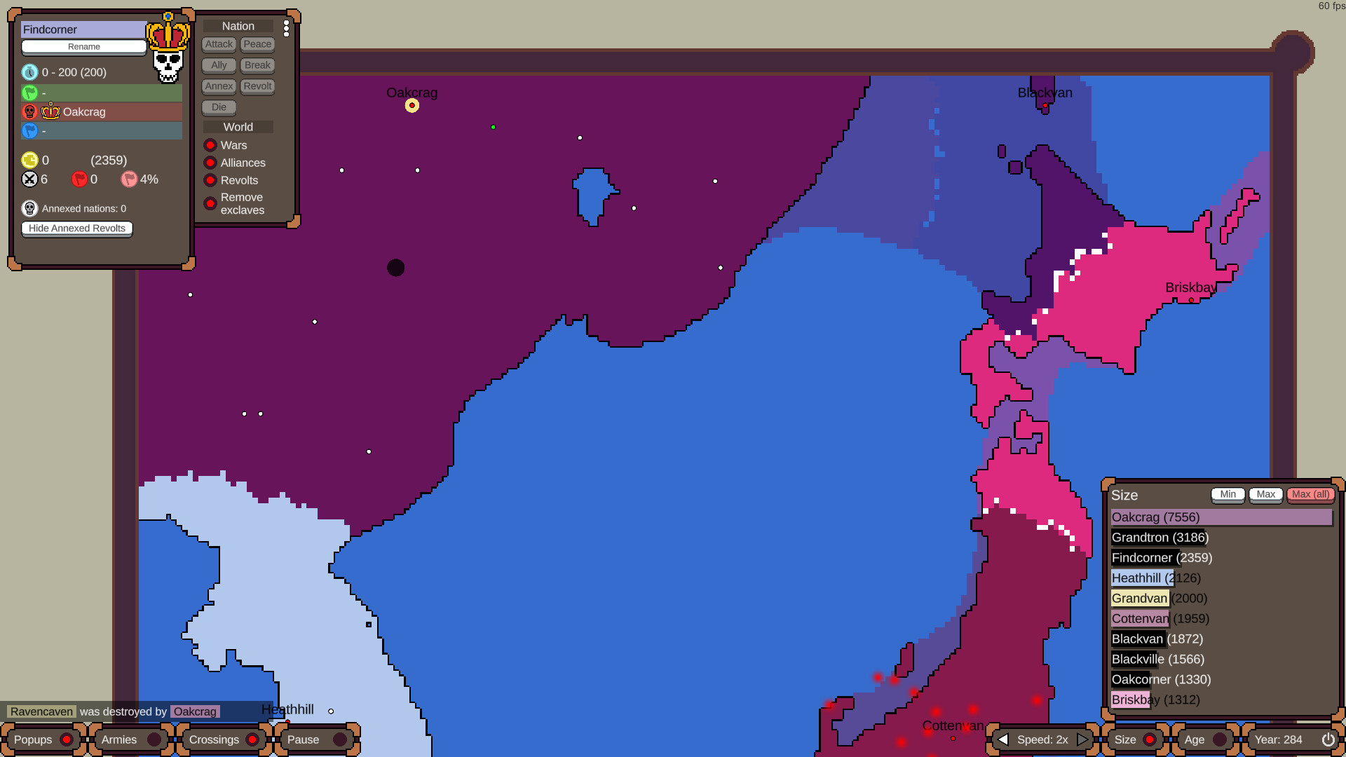 Ages of Conflict: World War Simulator ve službě Steam