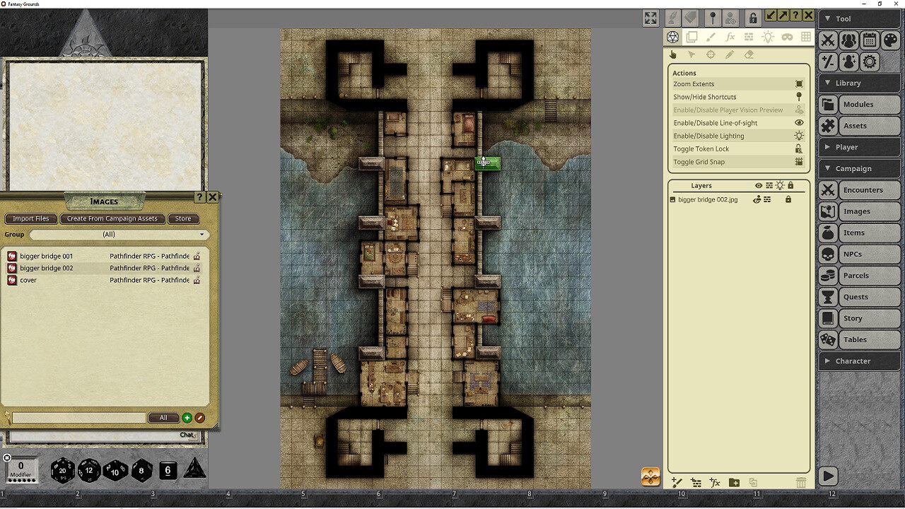 Fantasy Grounds Pathfinder Rpg Pathfinder Flip Mat Bigger Bridge