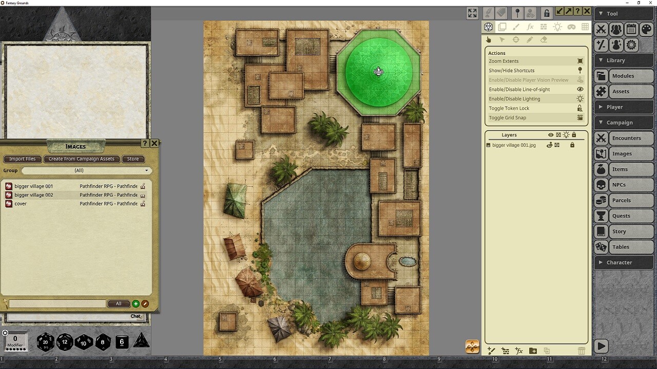 Fantasy Grounds Pathfinder Rpg Pathfinder Flip Mat Bigger Village