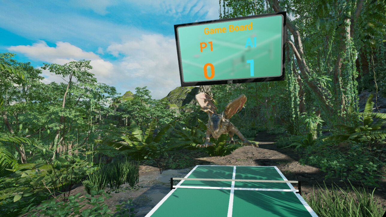Save 50% on VR Dinosaur Pingpong on Steam