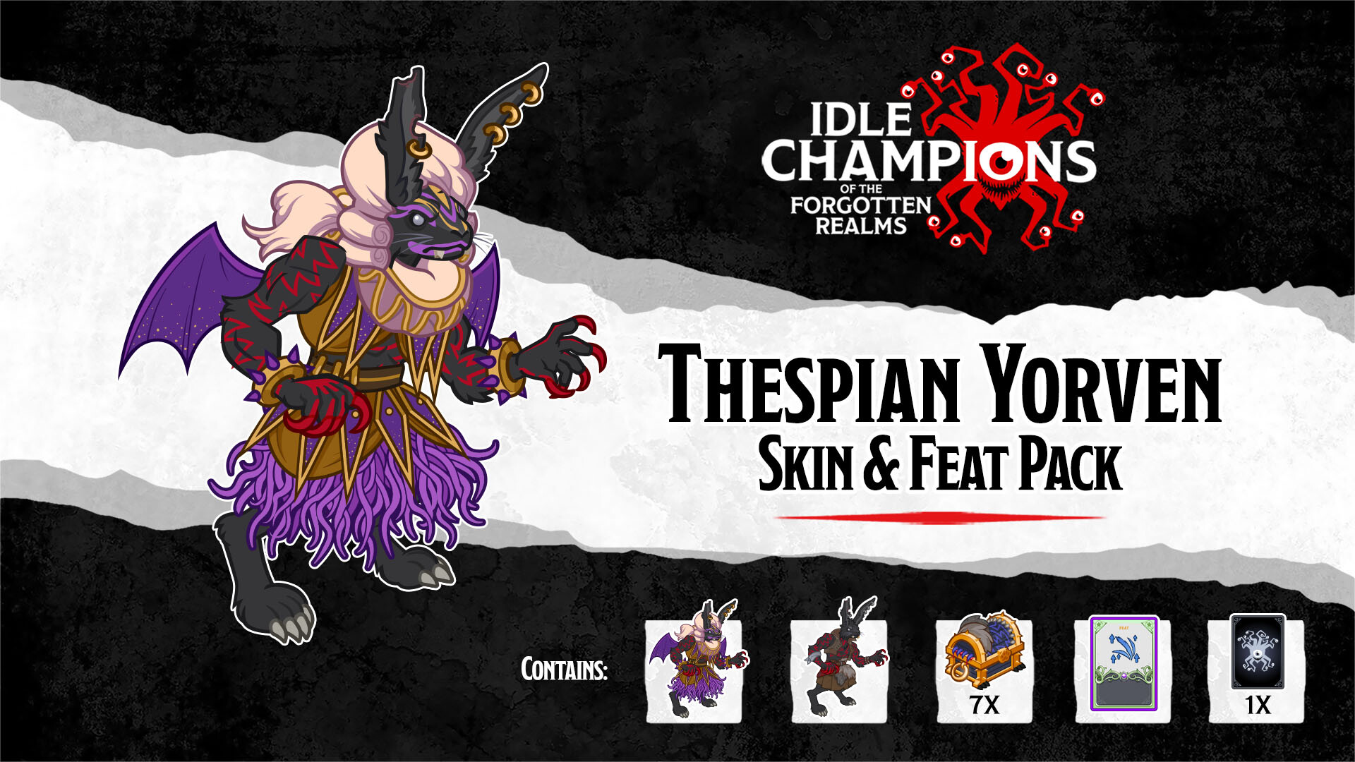 Idle Champions Thespian Yorven Skin And Feat Pack Di Steam