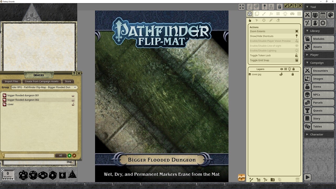 Fantasy Grounds Pathfinder Rpg Pathfinder Flip Mat Bigger Flooded