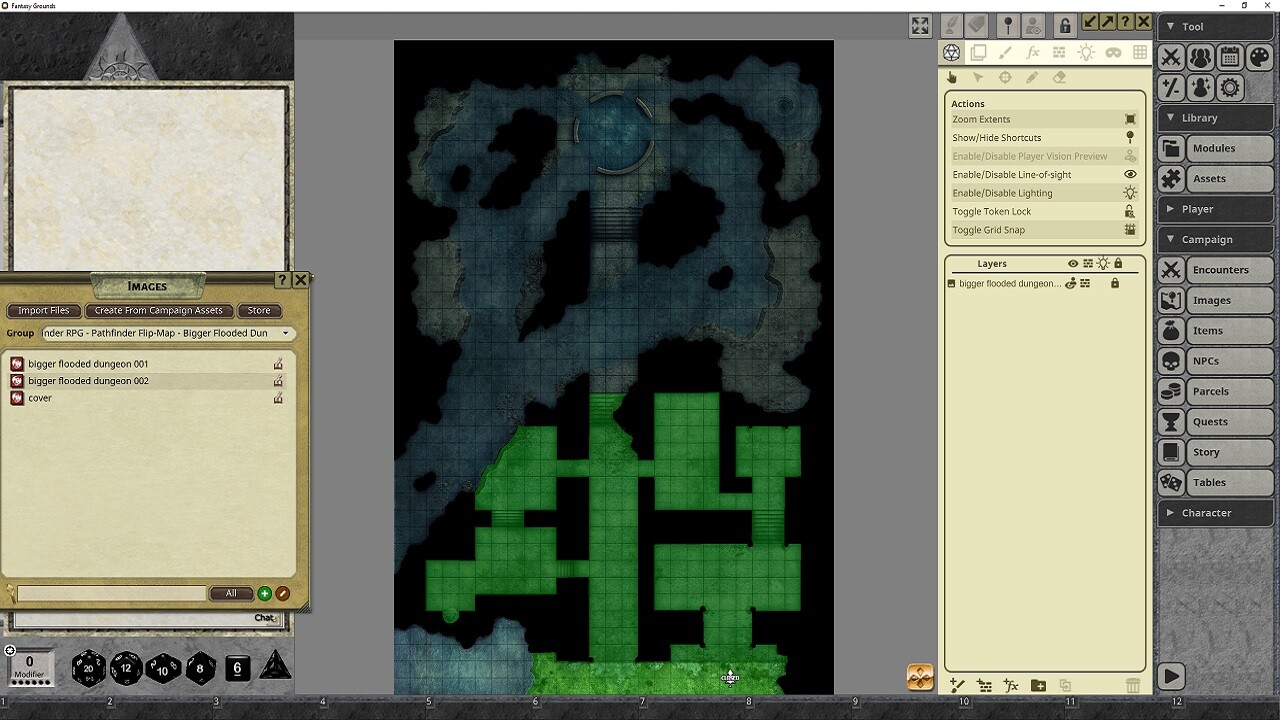 Fantasy Grounds Pathfinder Rpg Pathfinder Flip Mat Bigger Flooded